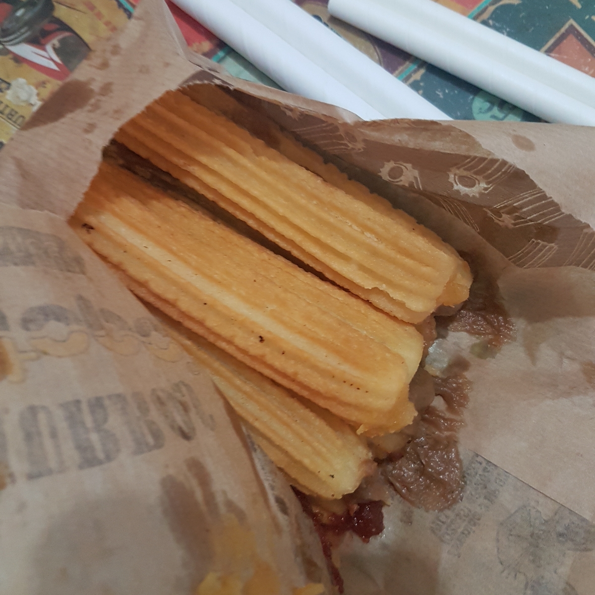 Churro Con Dulce De Batata from Churros El Topo - Vegan Product Reviews ...