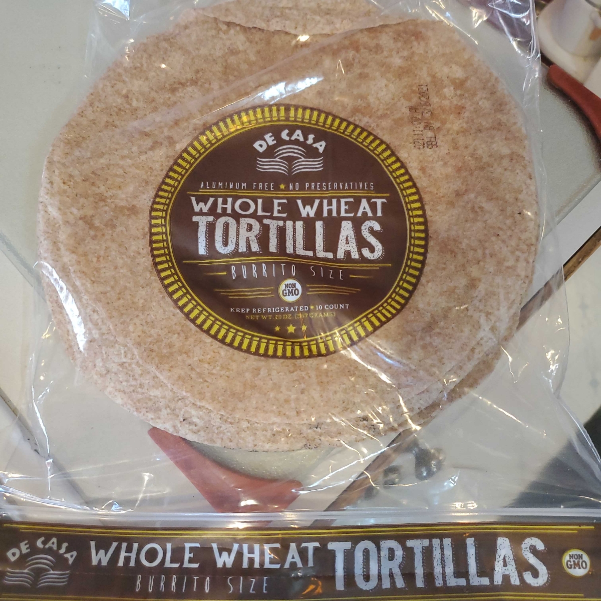 Whole wheat tortillas from De Casa - Vegan Product Reviews & Ratings ...