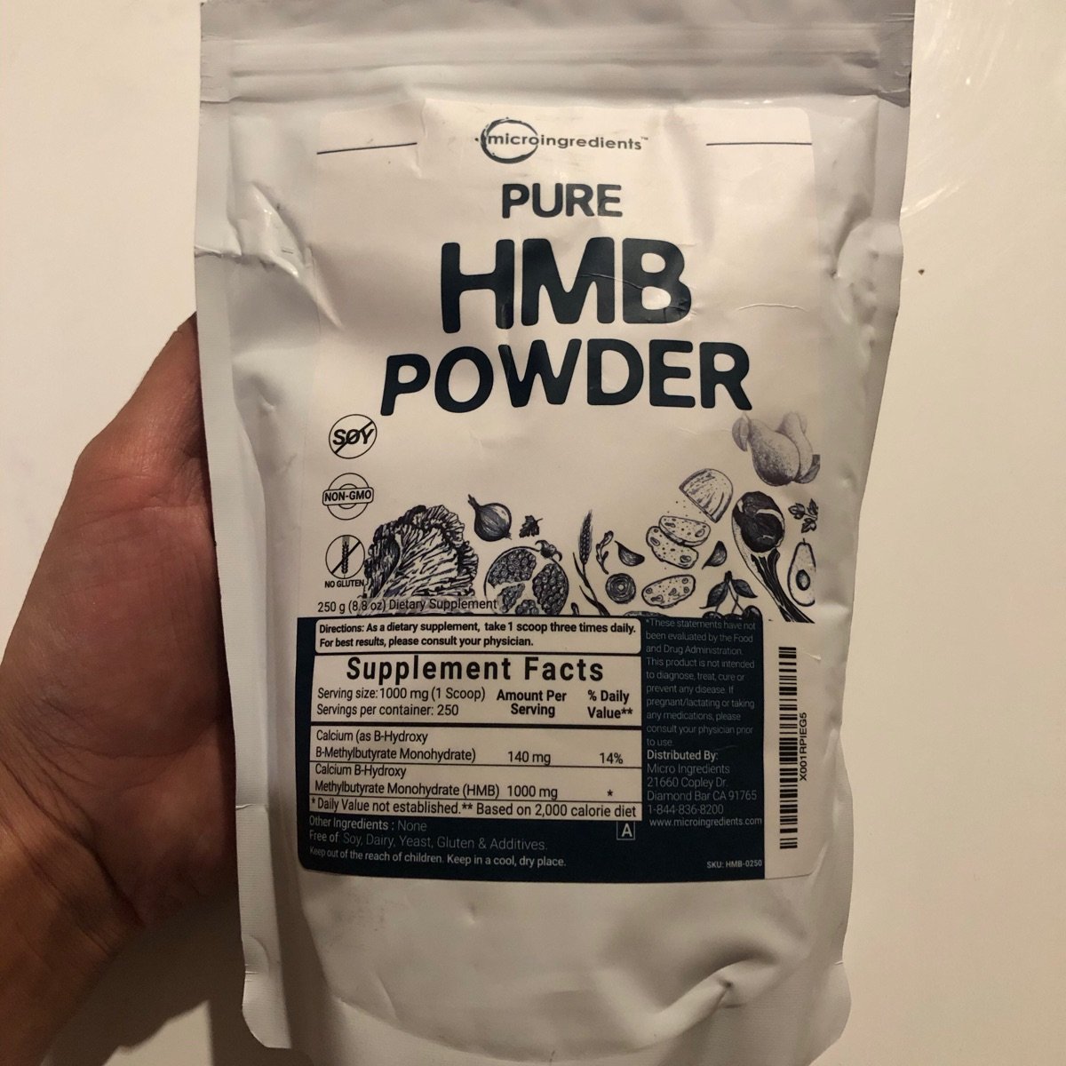 Puré HMB powder from Microingredients - Vegan Product Reviews & Ratings ...