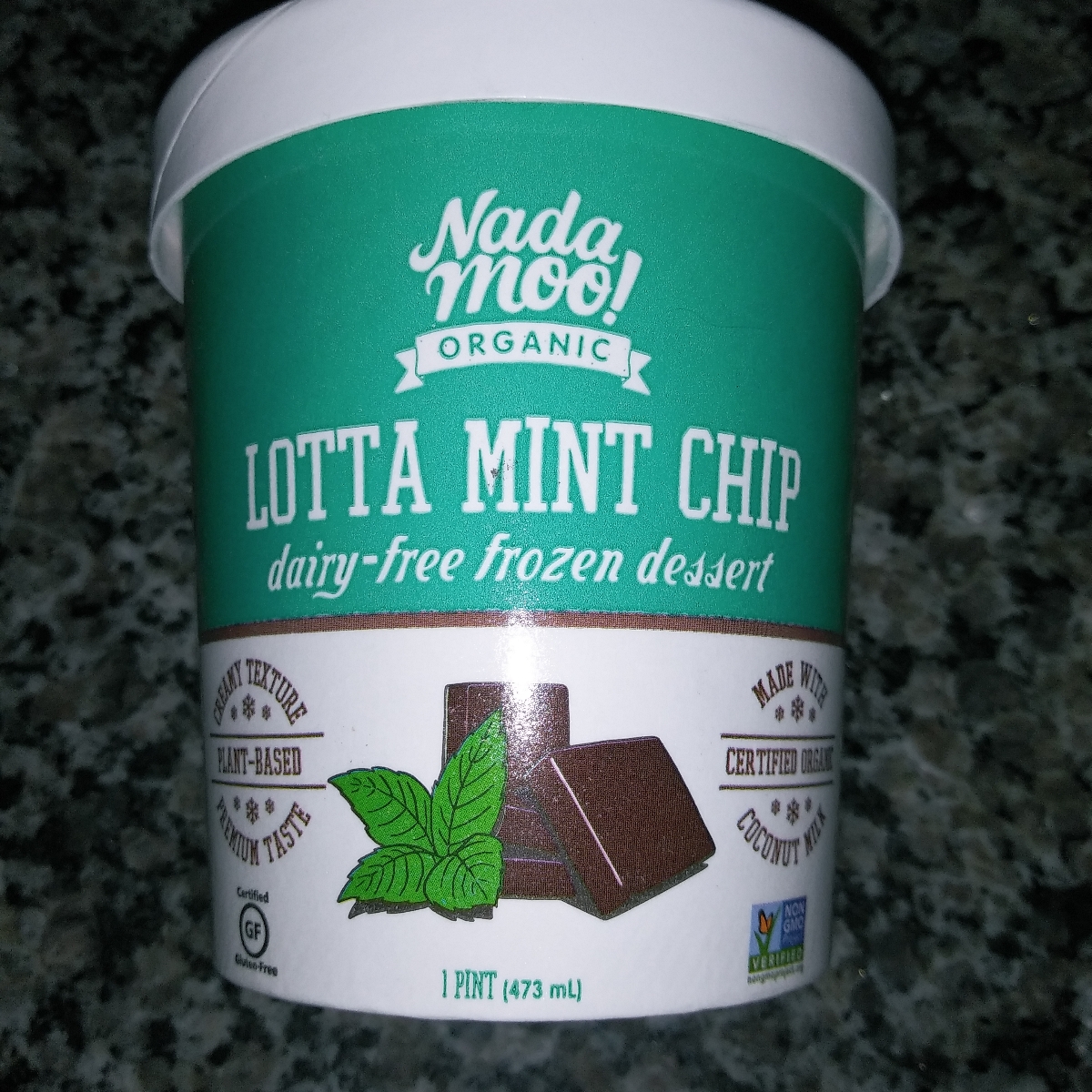 Lotta Mint Chip Dairy Free Frozen Desert from NadaMoo! - Vegan Product ...