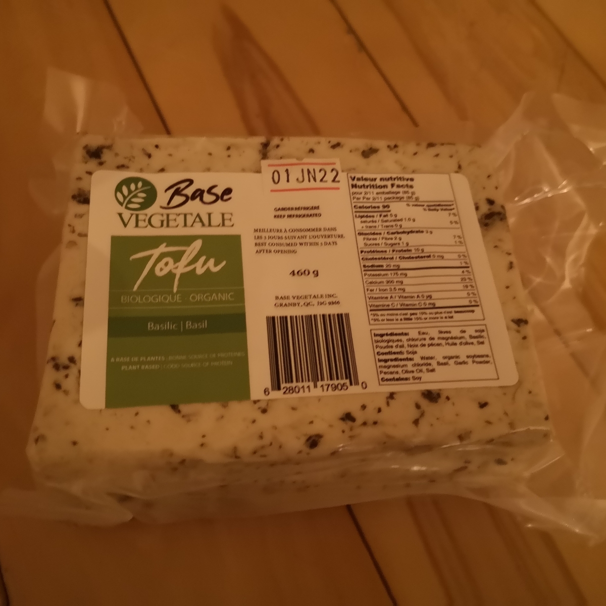 Tofu Base Végétale Biologique aux herbes from Base vegetale - Vegan ...