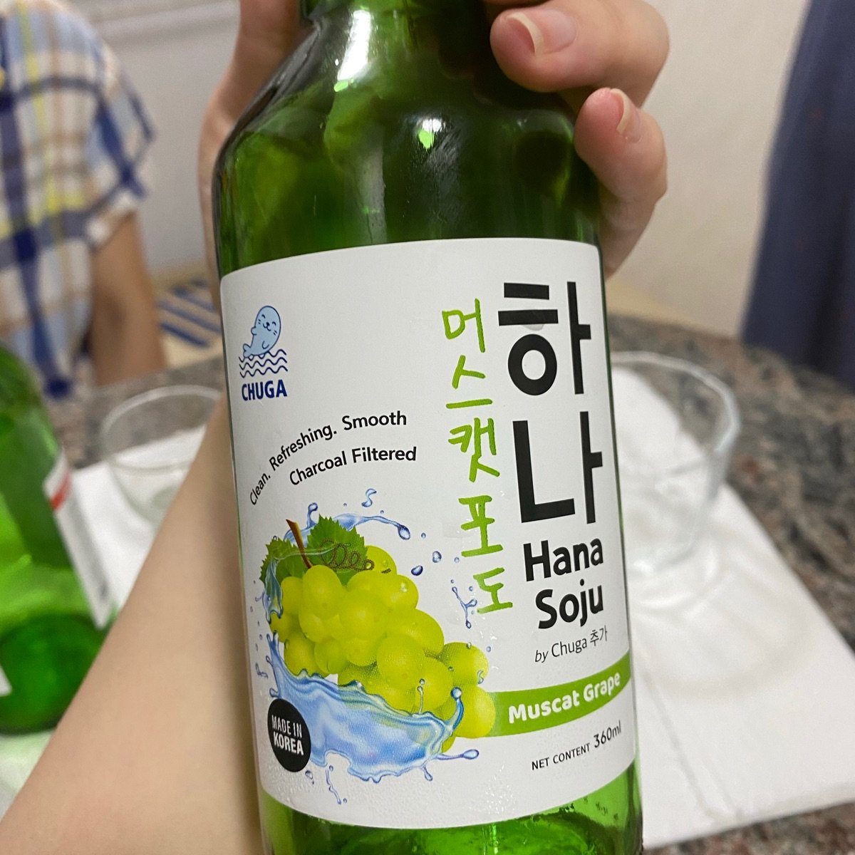 Grape soju from Hana Soju - Vegan Product Reviews & Ratings | abillion