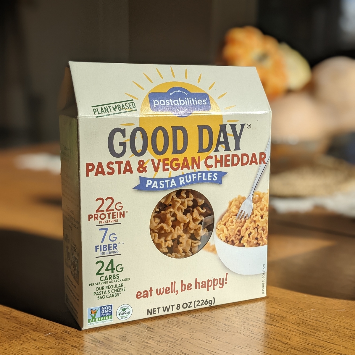 Good Day Pasta Ruffles & Vegan Cheddar from Pastabilities - Vegan ...