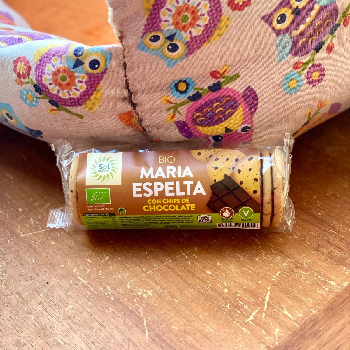 Galletas Bio María Espelta Con Chips De Chocolate from Sol Natural ...