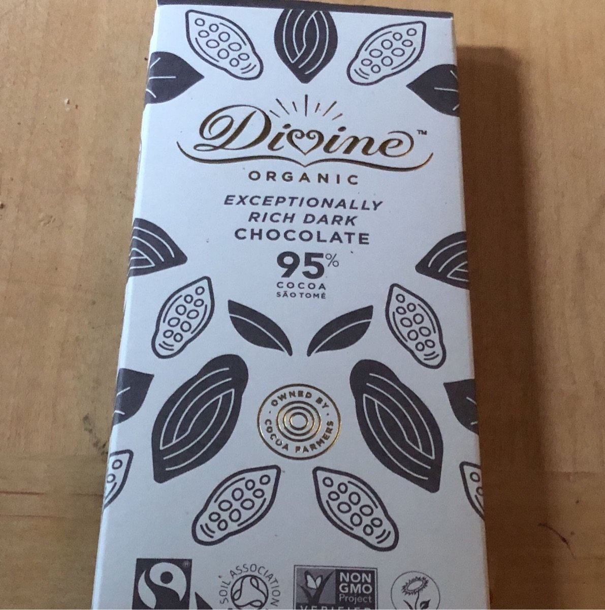 Divine Chocolate Exceptionally Rich Dark Chocolate 95% 评价 | abillion