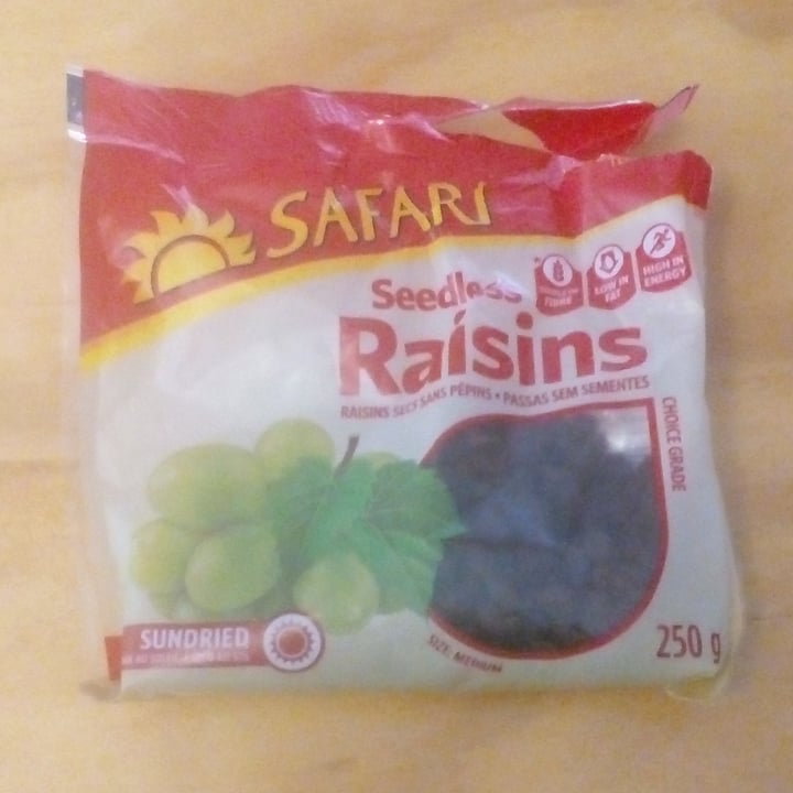 Safari Seedless Raisins Review | abillion