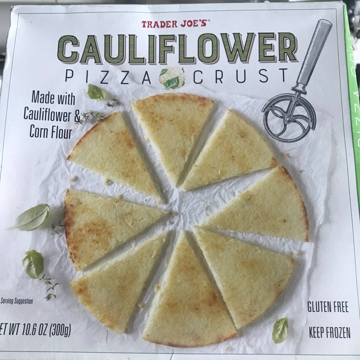 Cauliflower Pizza Crust from Trader Joe's - Vegan Product Reviews & Ratings | abillion