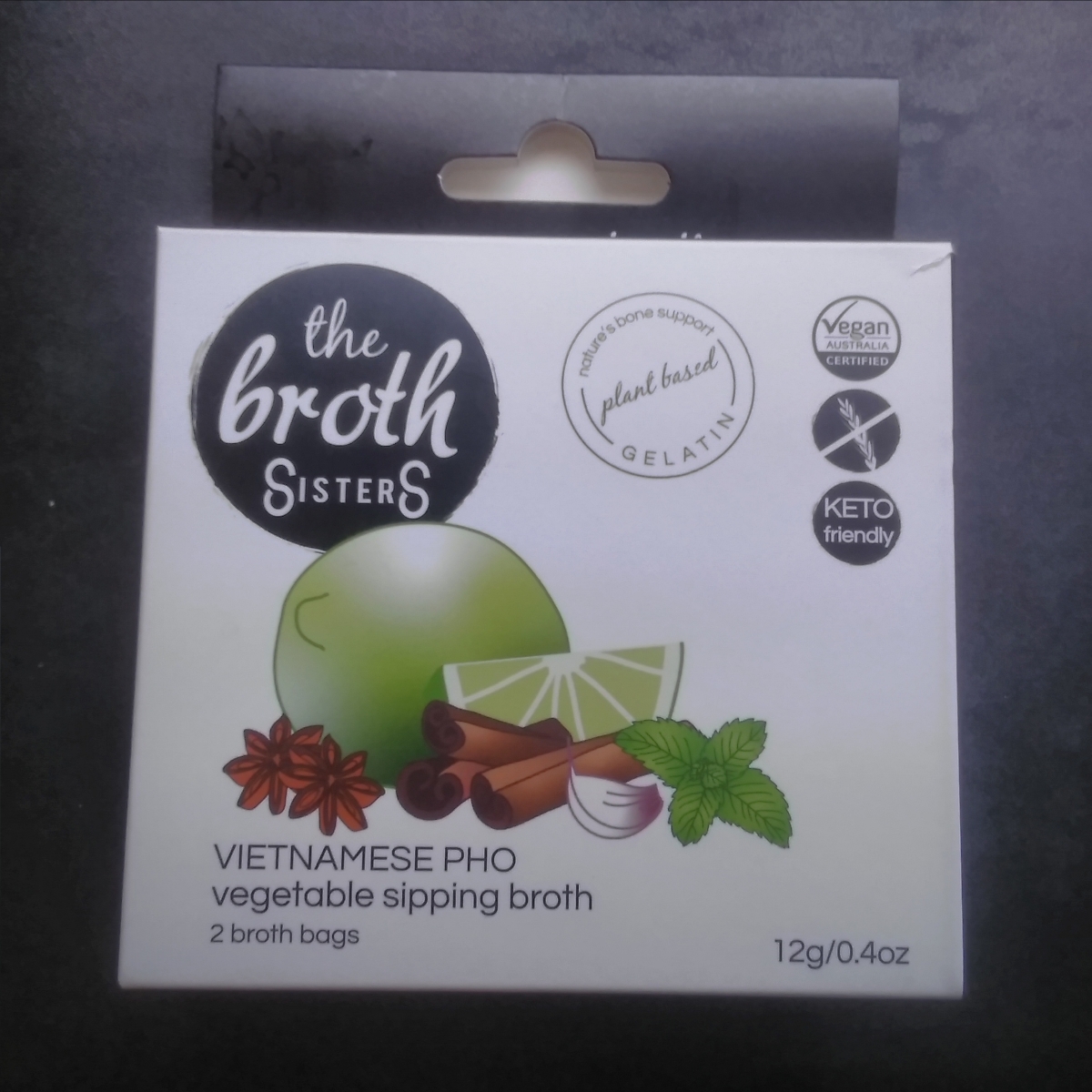 Vietnamese Pho Vegetable Sipping Broth from The Broth Sisters - Vegan ...