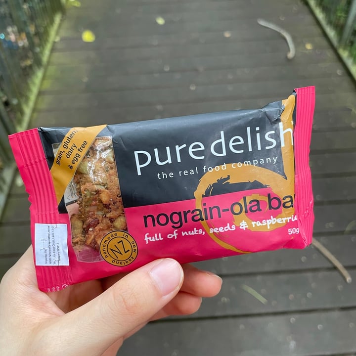 Pure Delish nograin-ola bar Review | abillion