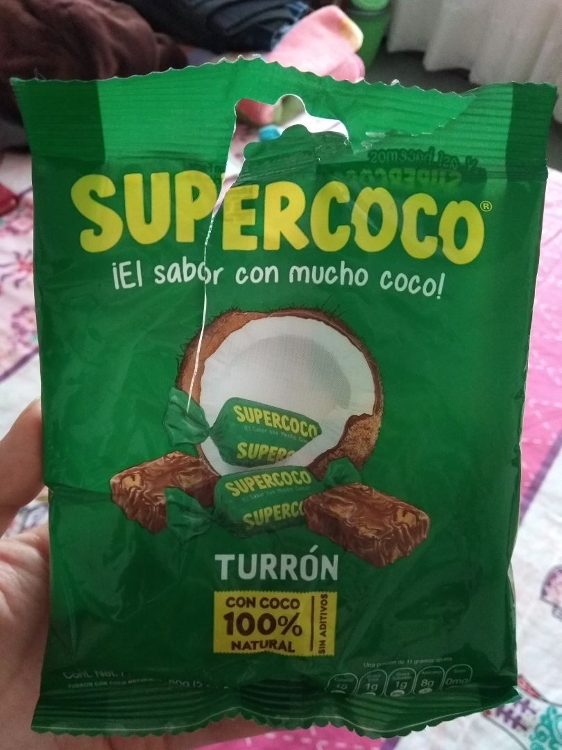 Supercoco Turrón from SUPER DE ALIMENTOS S.A.S - Vegan Product Reviews ...