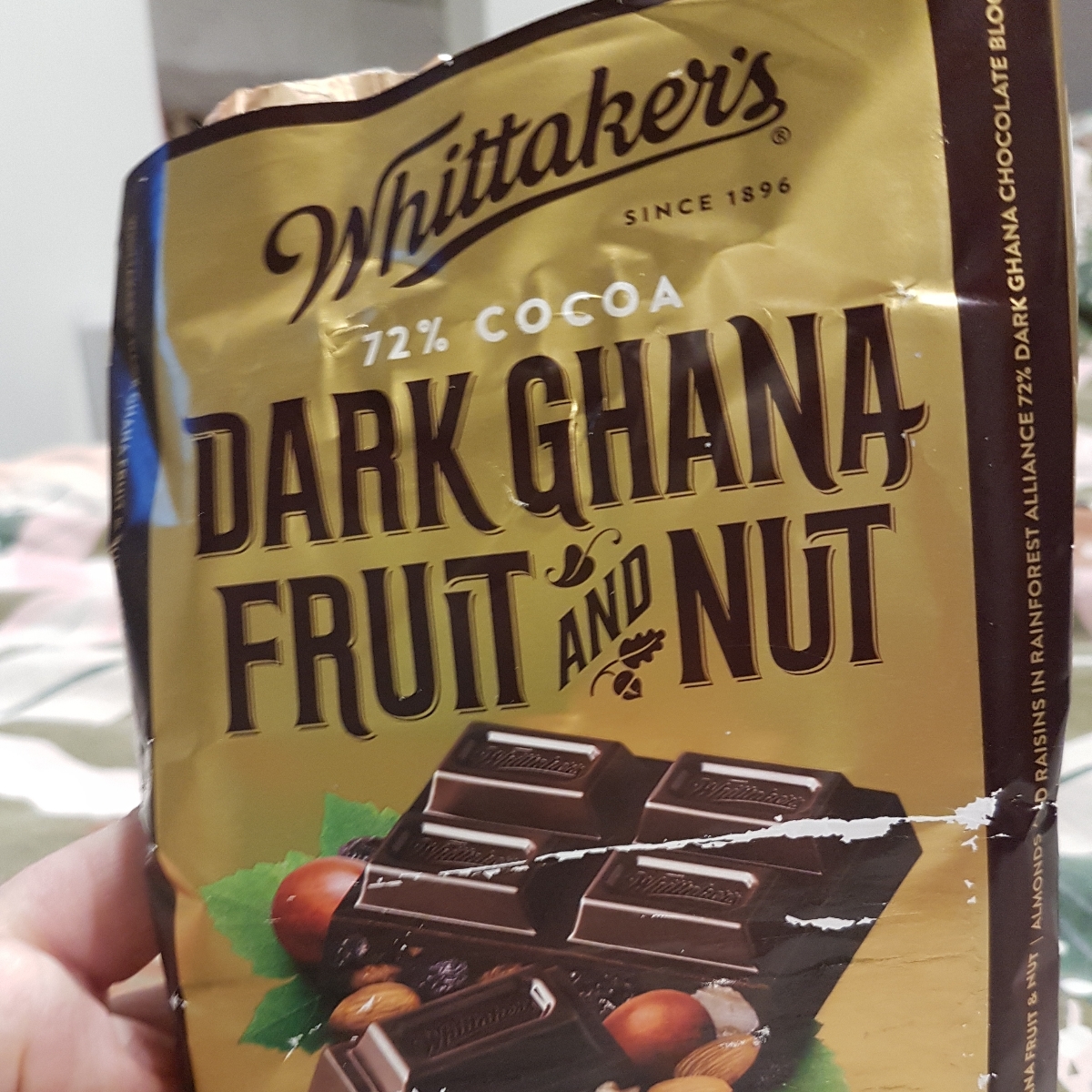 Dark Ghana Fruit And Nut from Whittaker's - Vegan Product Reviews ...
