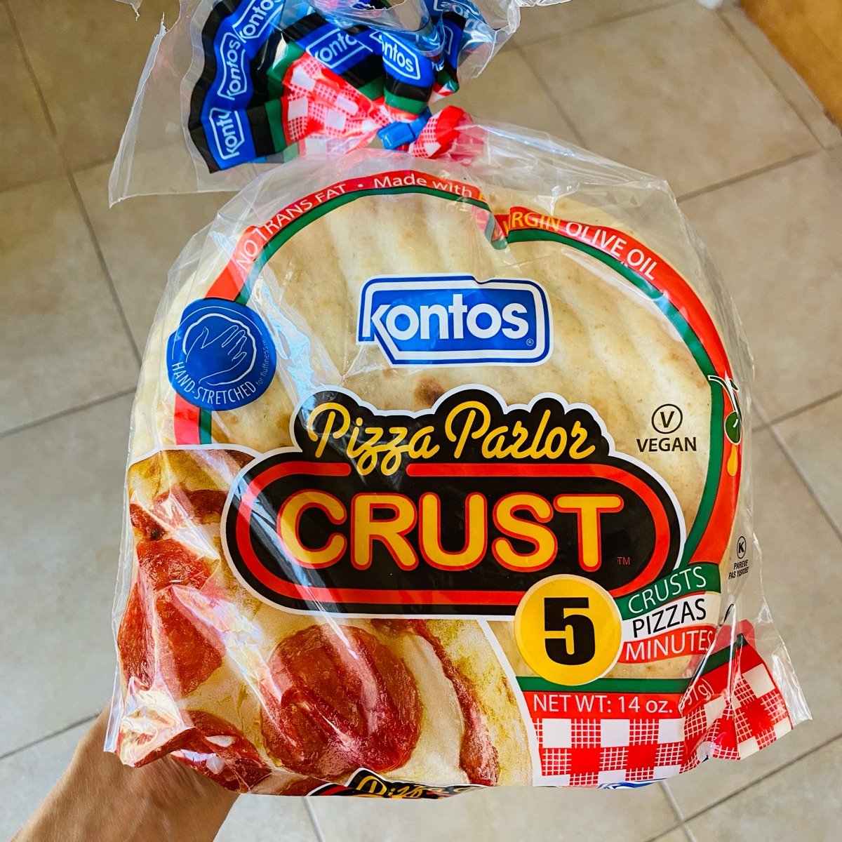 Pizza Parlor Crust from Kontos - Vegan Product Reviews & Ratings | abillion