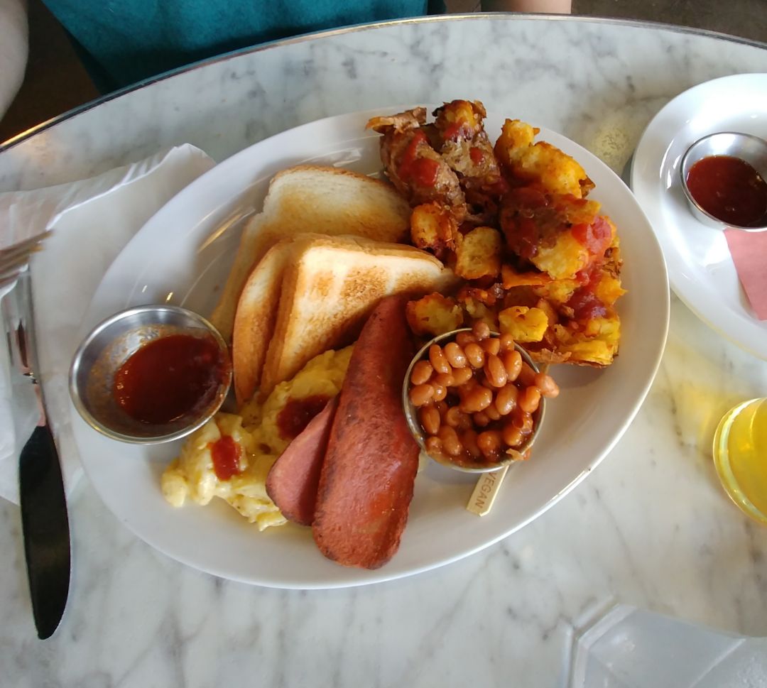 Fakon + Eggs at Beertown Public House Burlington, Burlington - Vegan ...
