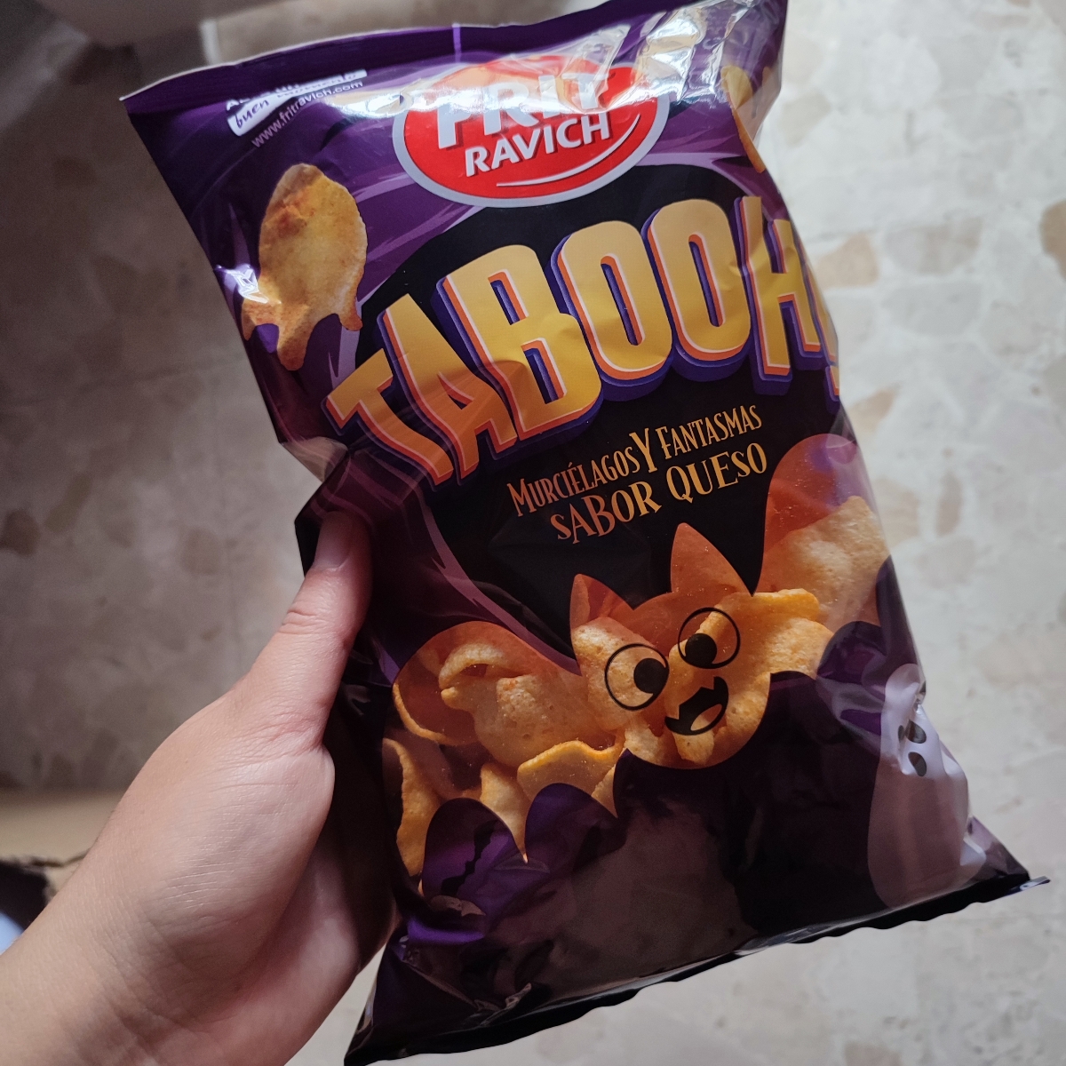 Tabooh! Murciélagos y fantasmas sabor queso from Frit Ravich - Vegan ...