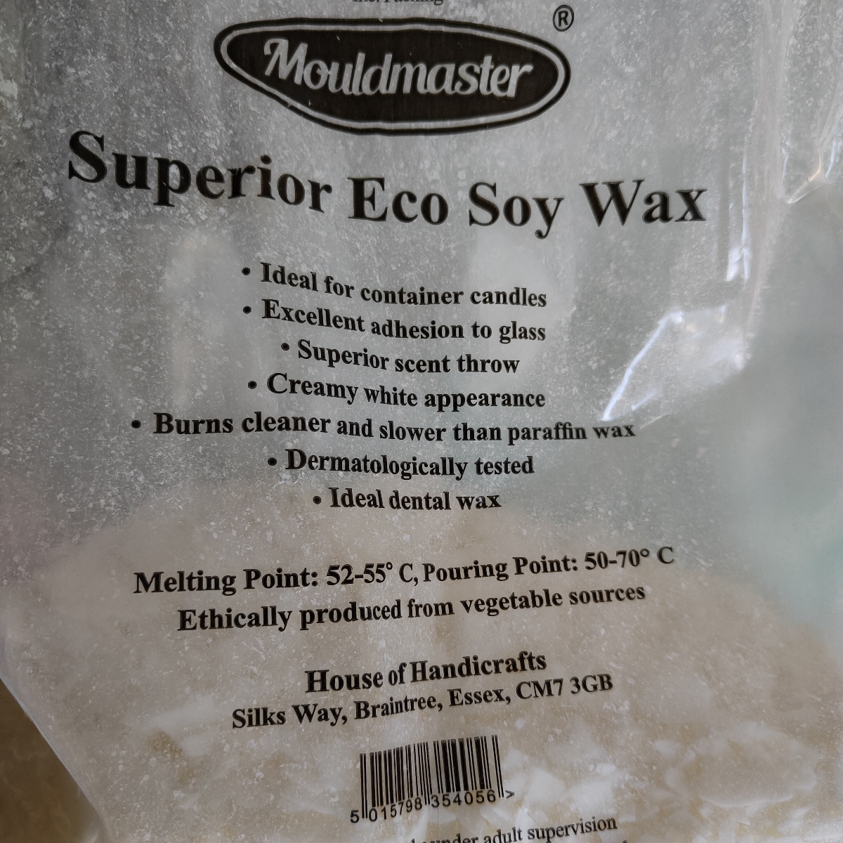 Wax Melts Mouldmaster Soy CONTAINER Candle Wax Pellets 250g, Cream/Off ...