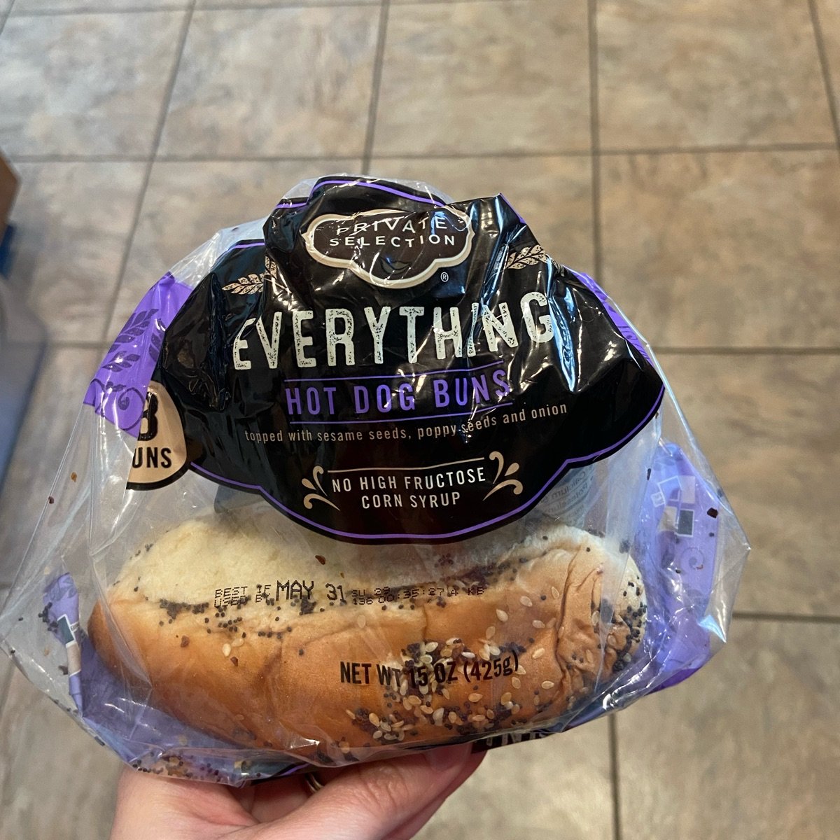 Everything Hot Dog Buns from Private Selection - Vegan Product Reviews ...