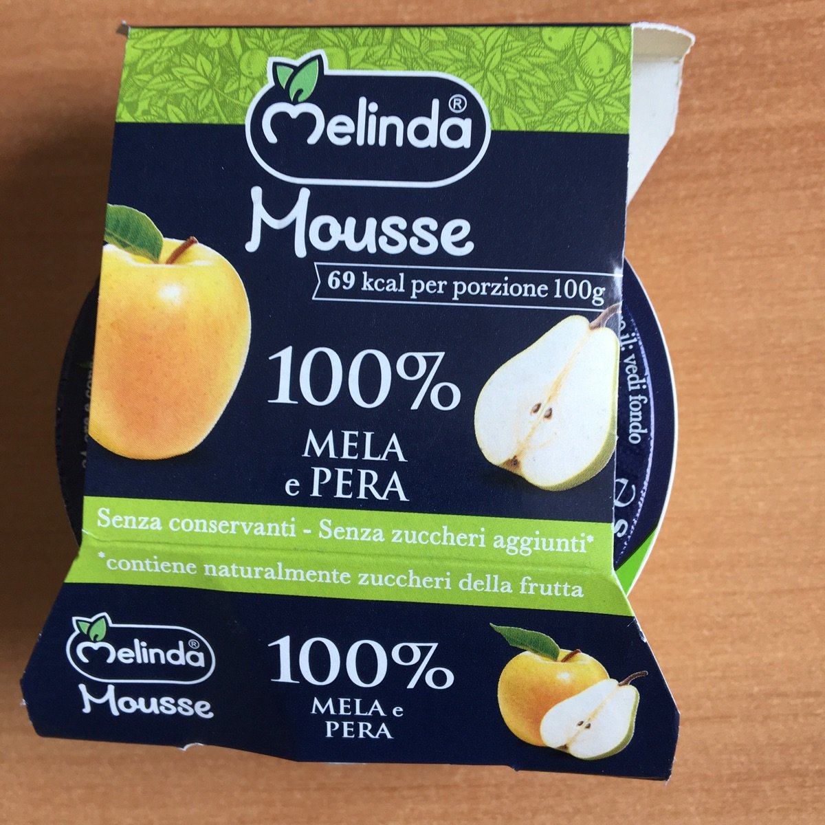 Mousse mela e pera 100% from Melinda - Vegan Product Reviews & Ratings ...