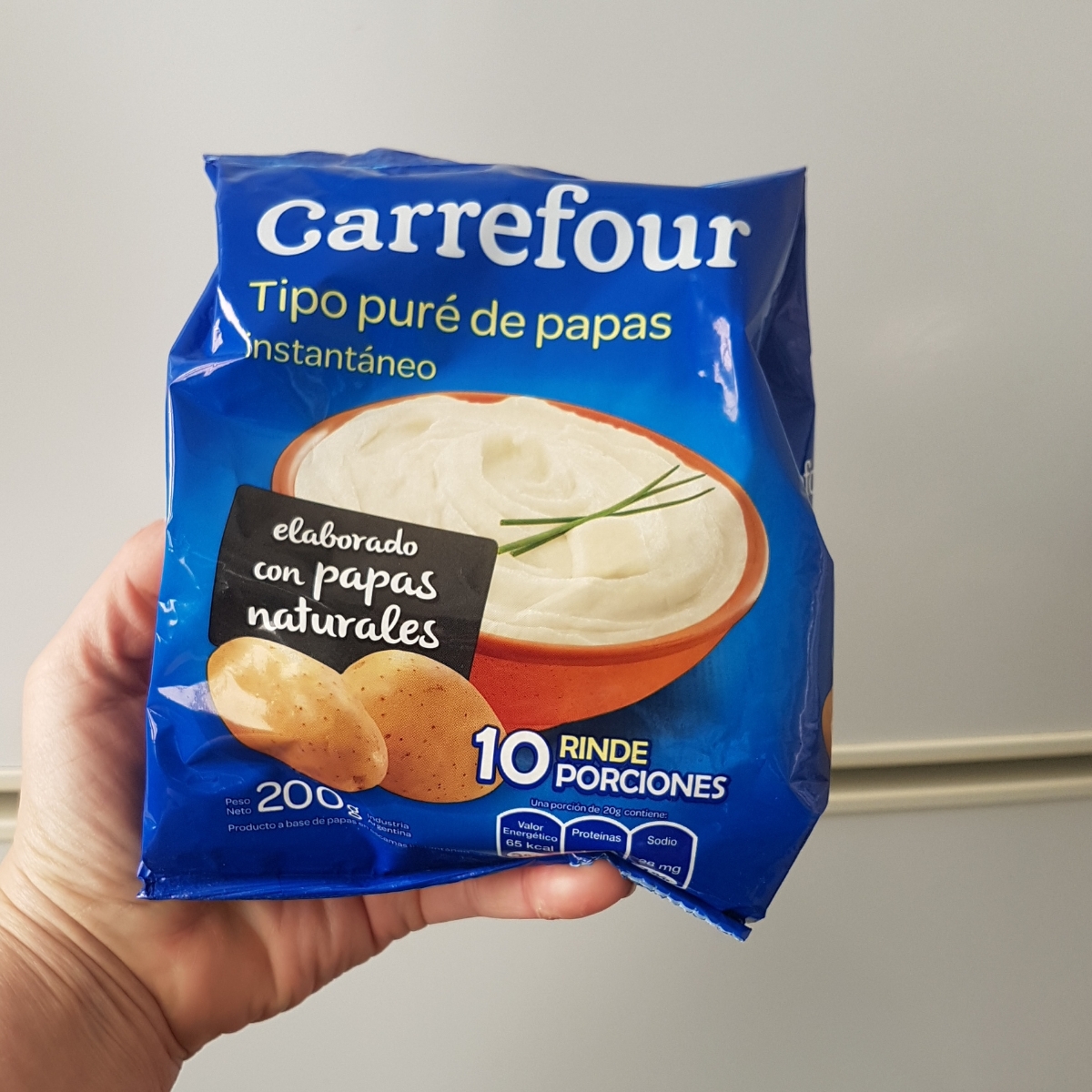 pure de papas instantaneo 200 grs from Carrefour - Vegan Product ...