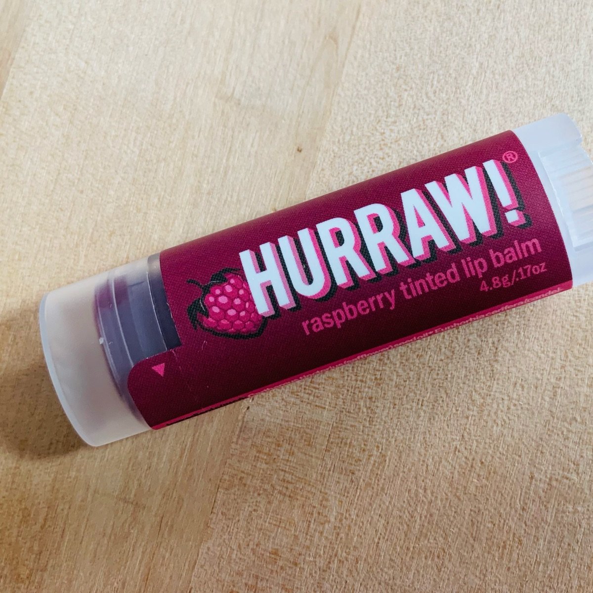 Raspberry Tinted Lip Balm from Hurraw! - Vegan Product Reviews ...