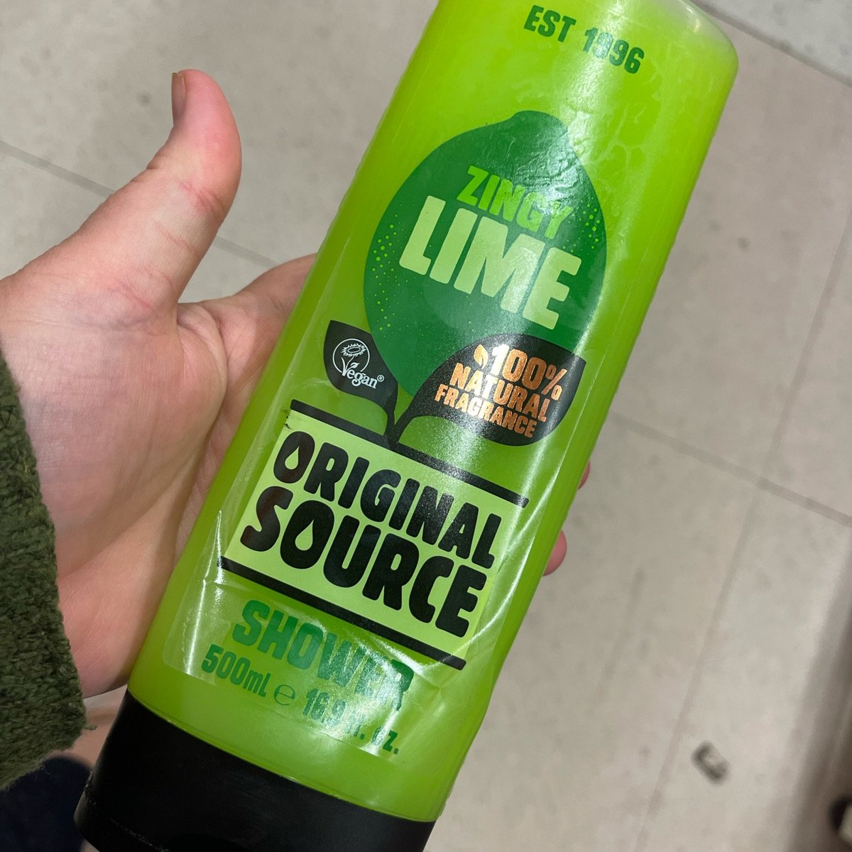 Zingy lime from Original Source - Vegan Product Reviews & Ratings ...