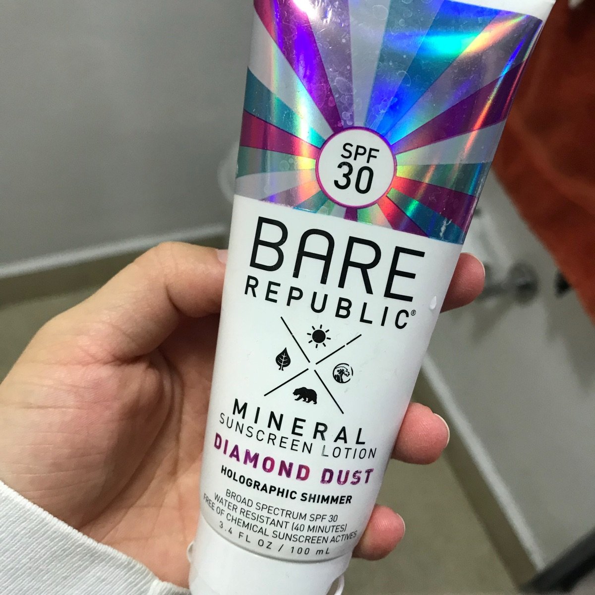 Diamond dust mineral sunscreen from Bare republic - Vegan Product ...