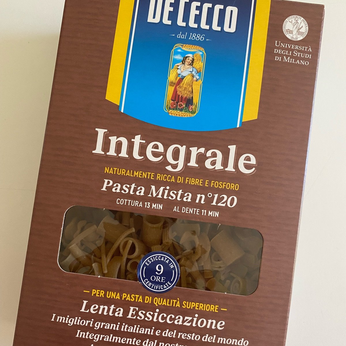 Pasta mista integrale n 120 from De cecco - Vegan Product Reviews ...