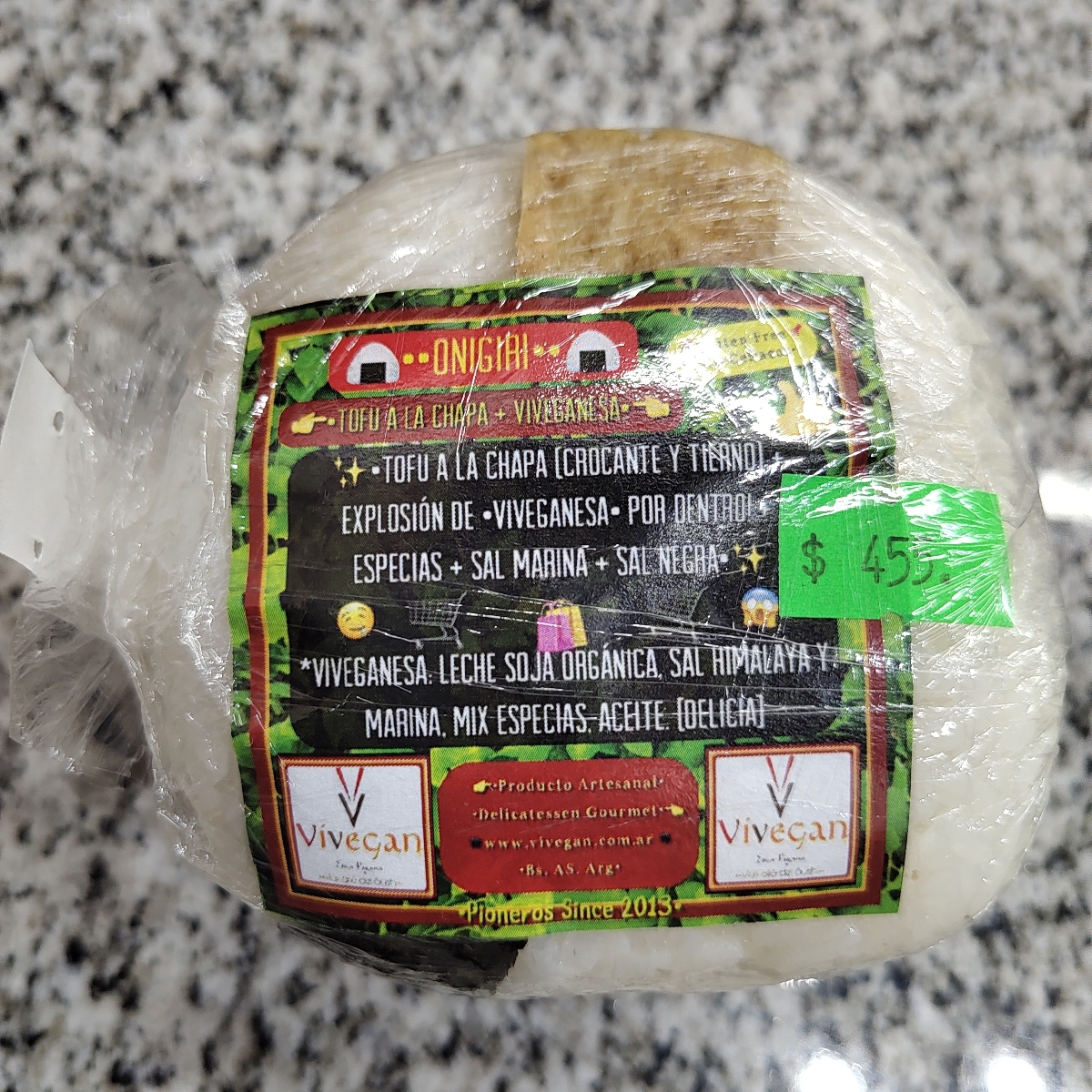 onigihi from Vivegan - Vegan Product Reviews & Ratings | abillion