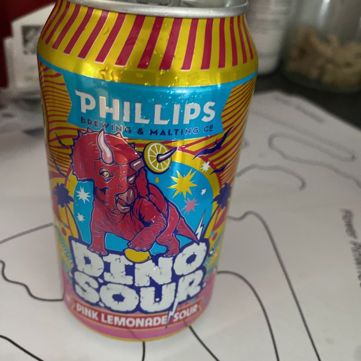 Dino Sour Pink Lemonade Sour from Philips Brewing - Vegan Product ...