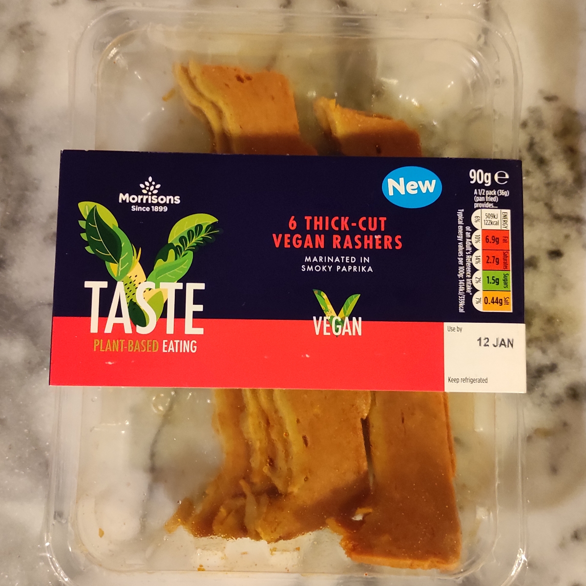 Bacon rashers from V Taste - Vegan Product Reviews & Ratings | abillion