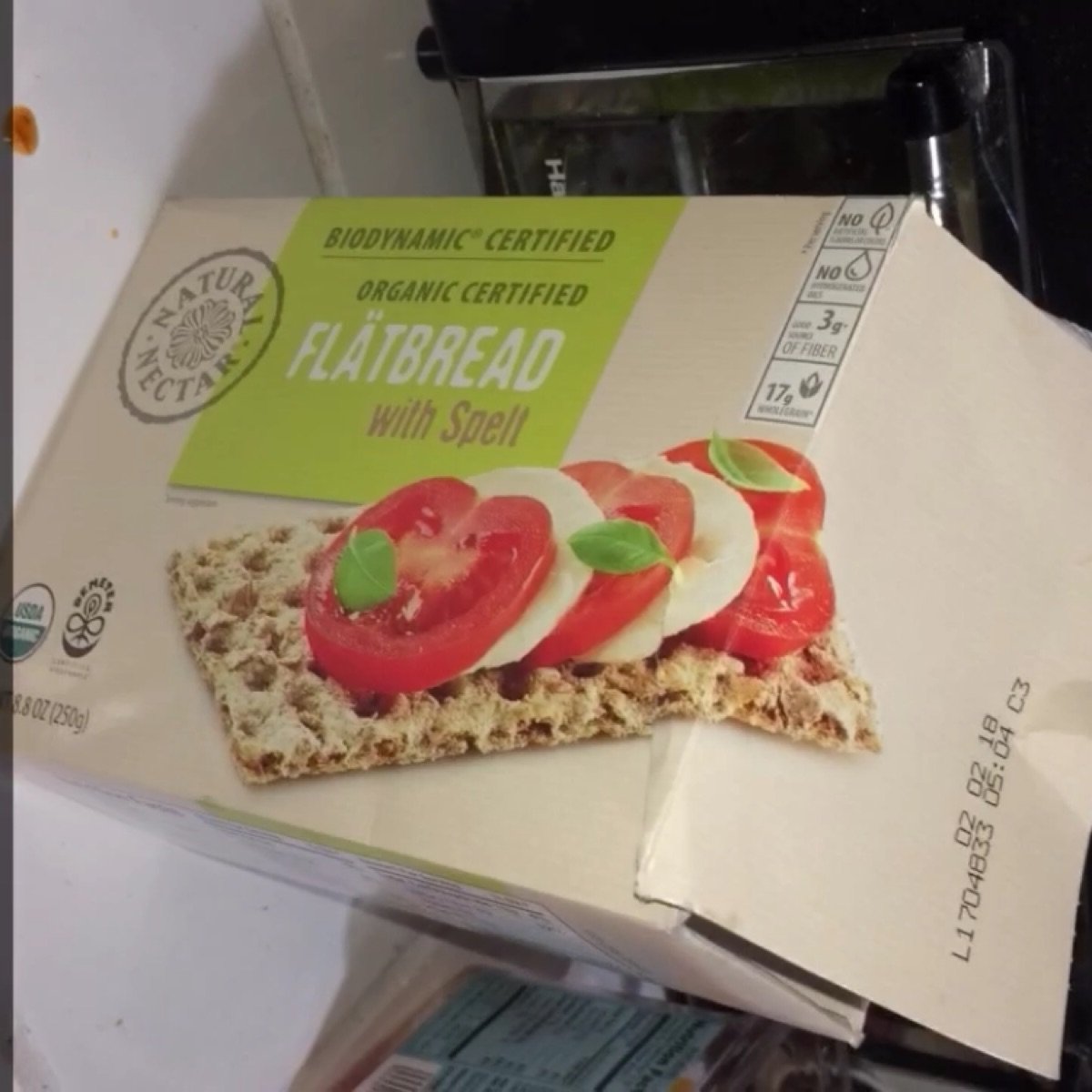 Flatbread with Spelt from Natural nectar - Vegan Product Reviews ...