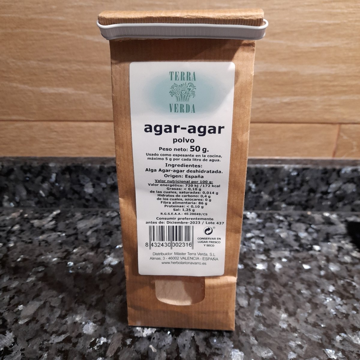 Agar Agar En Polvo from terra verda - Vegan Product Reviews & Ratings ...