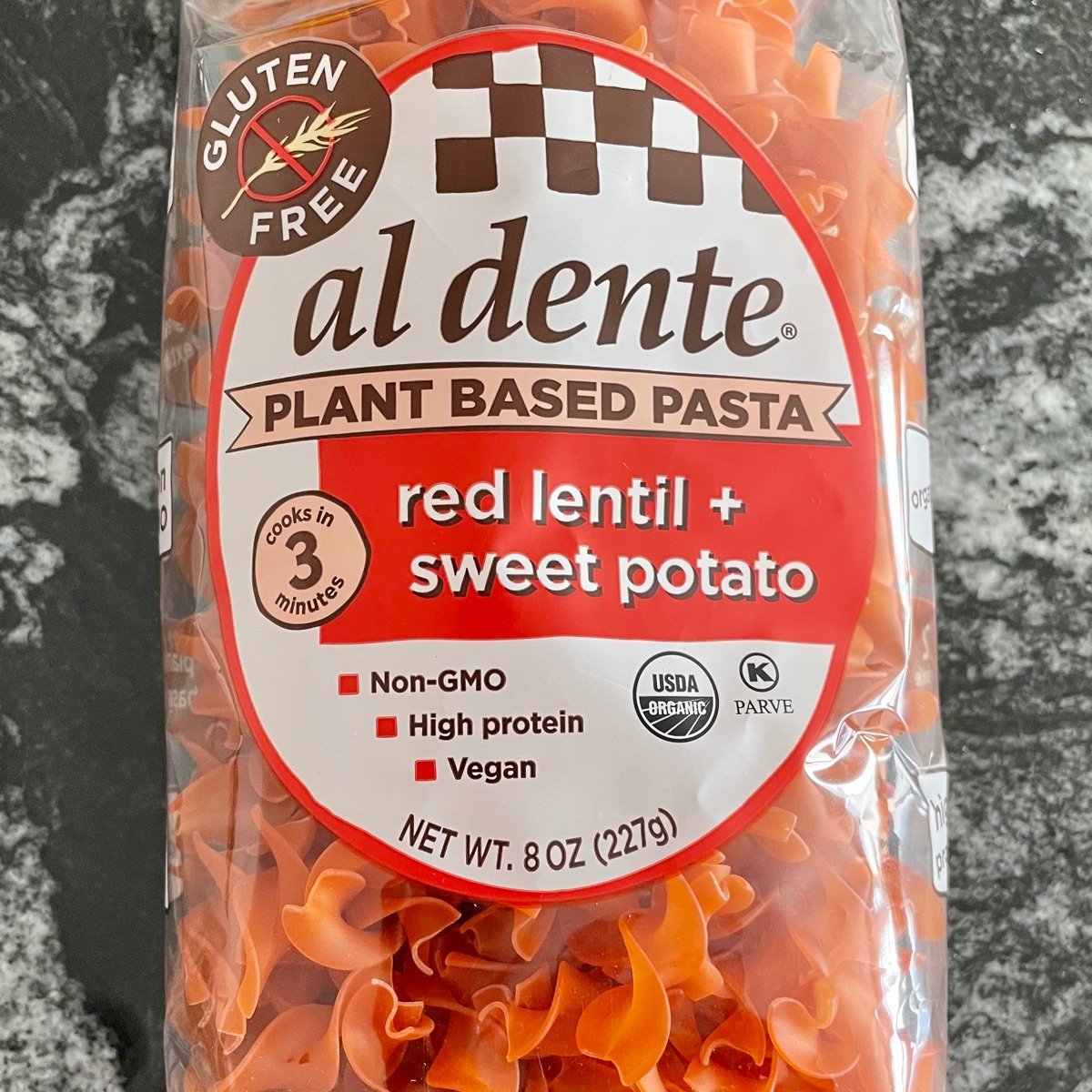 Plant Based Pasta - Red Lentil + Sweet Potato from Al Dente - Vegan ...