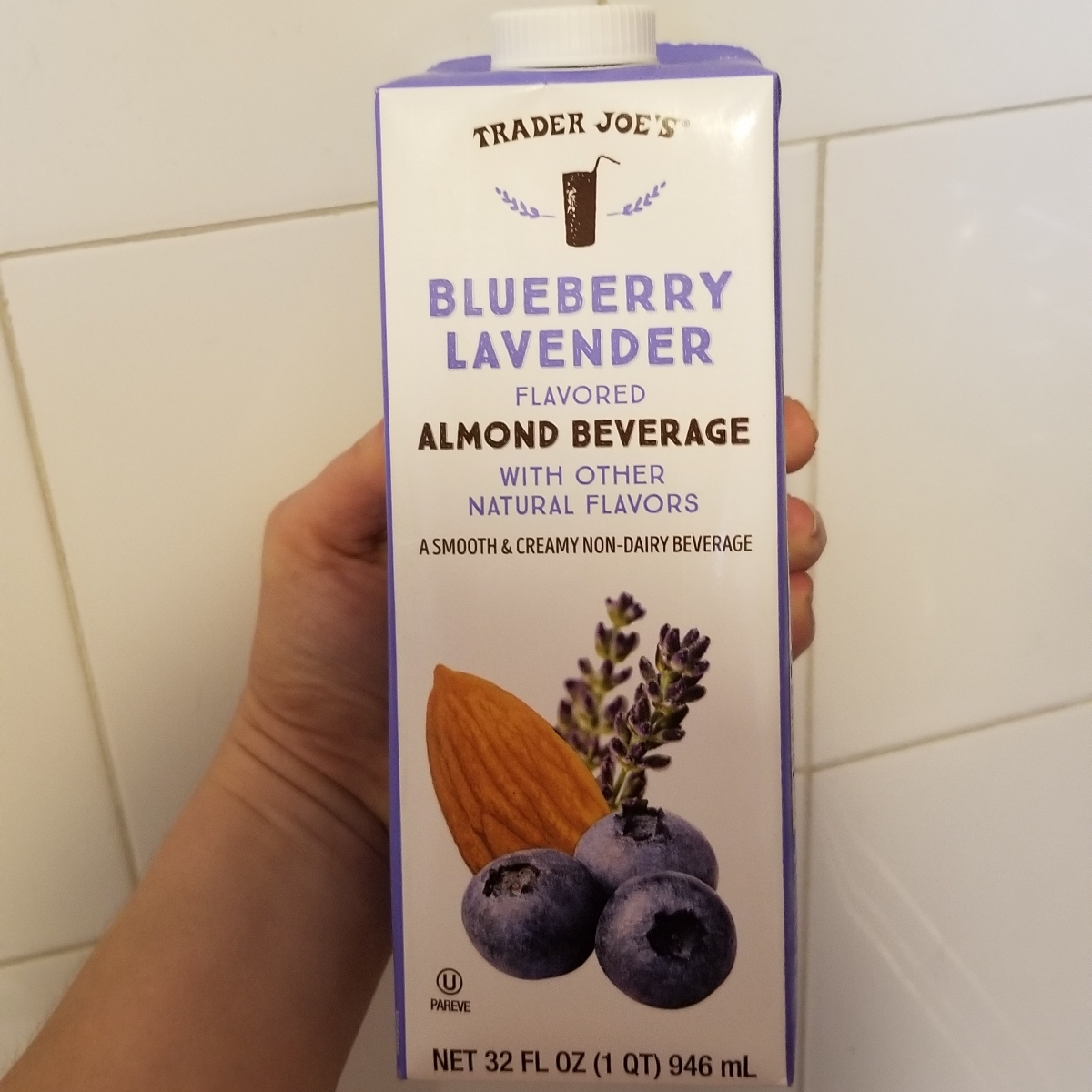 Trader Joe’s Blueberry Lavender Flavored Almond Beverage from Trader Joe's - Vegan Product ...