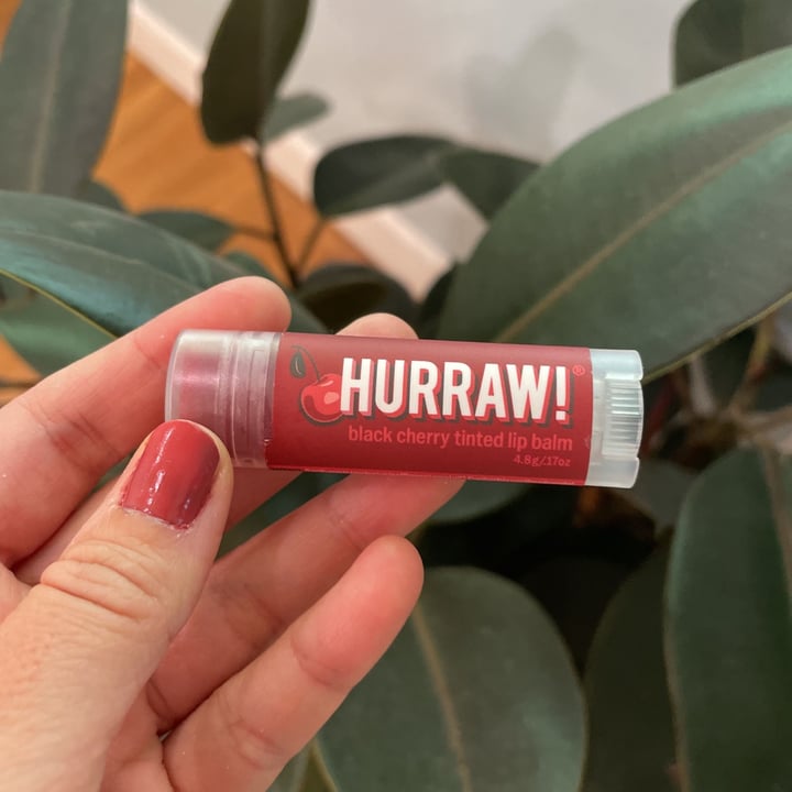 Hurraw! Black Cherry, Tinted Lip Balm Review | abillion