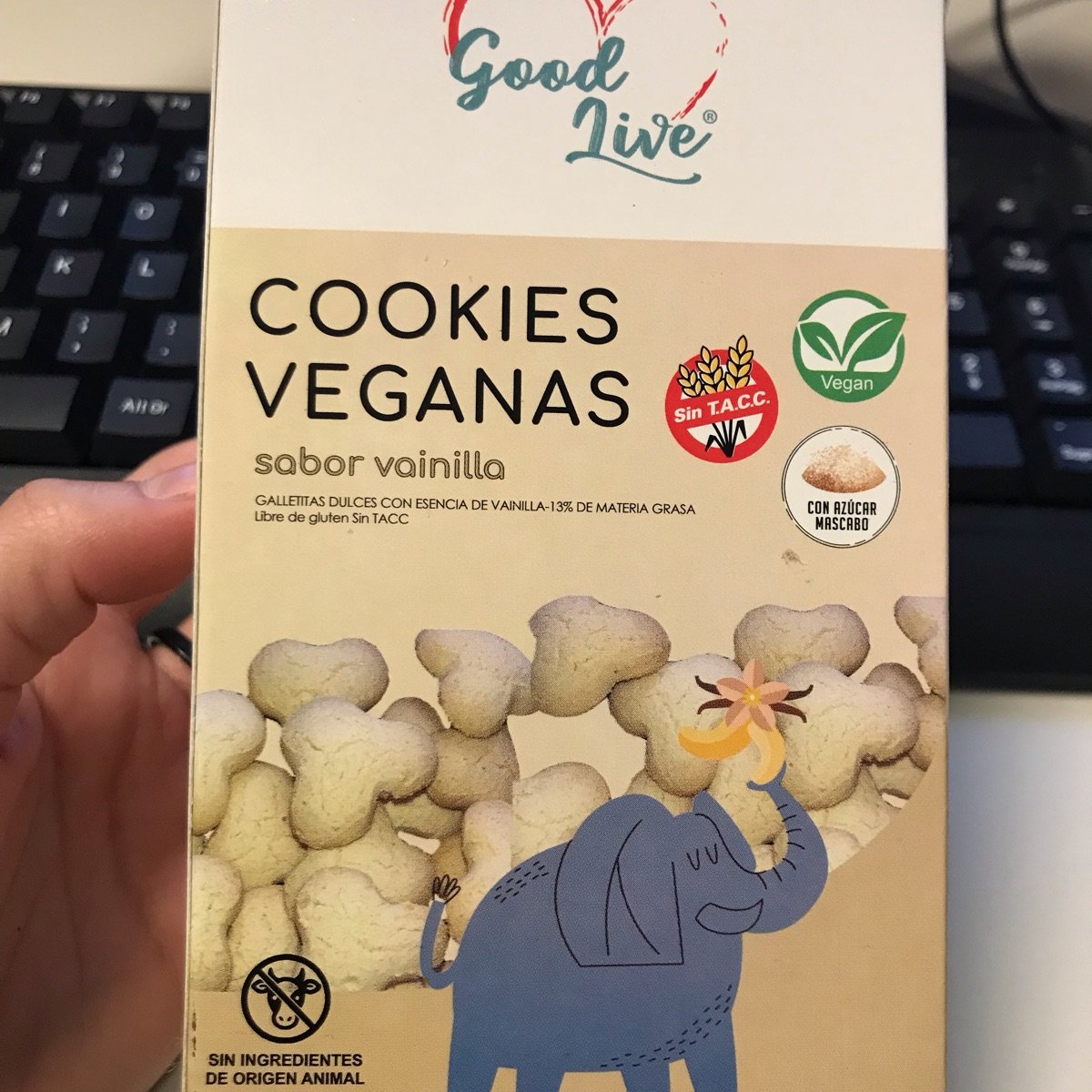 Cookies Sabor Vainilla from Good live - Vegan Product Reviews & Ratings ...