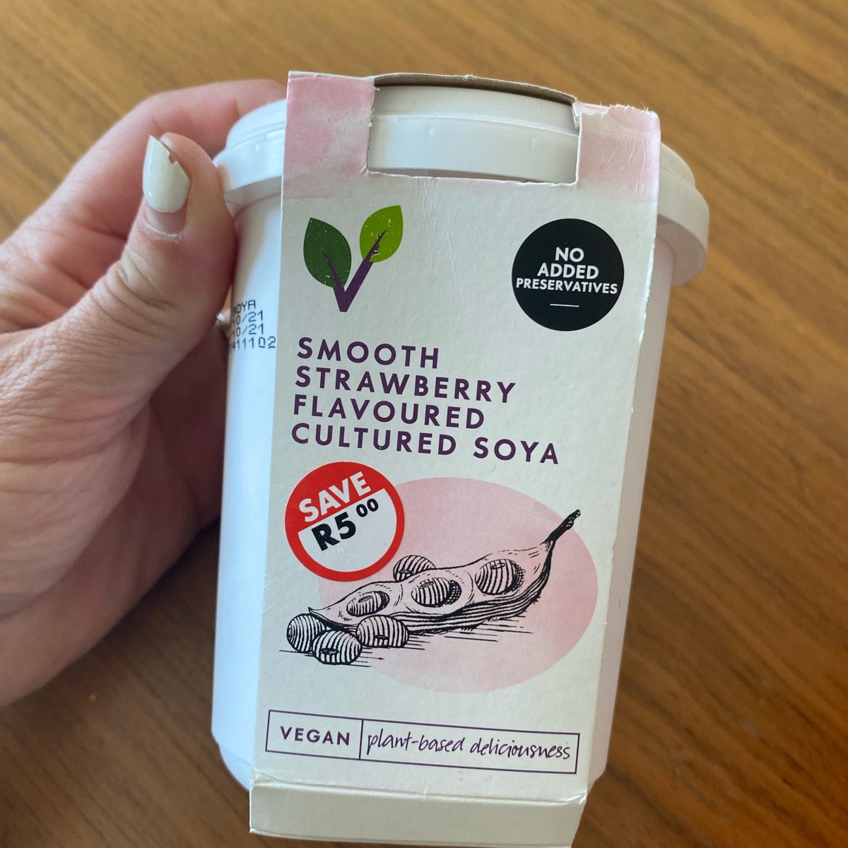 Smooth Strawberry Flavoured Cultured Soya from Woolworths Food - Vegan ...