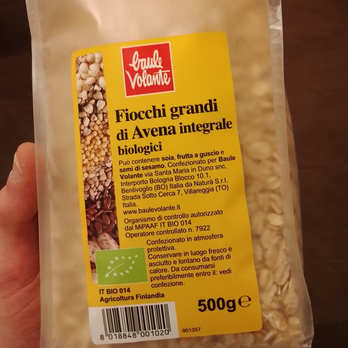 Fiocchi di avena integrale biologici from Baule volante - Vegan Product ...