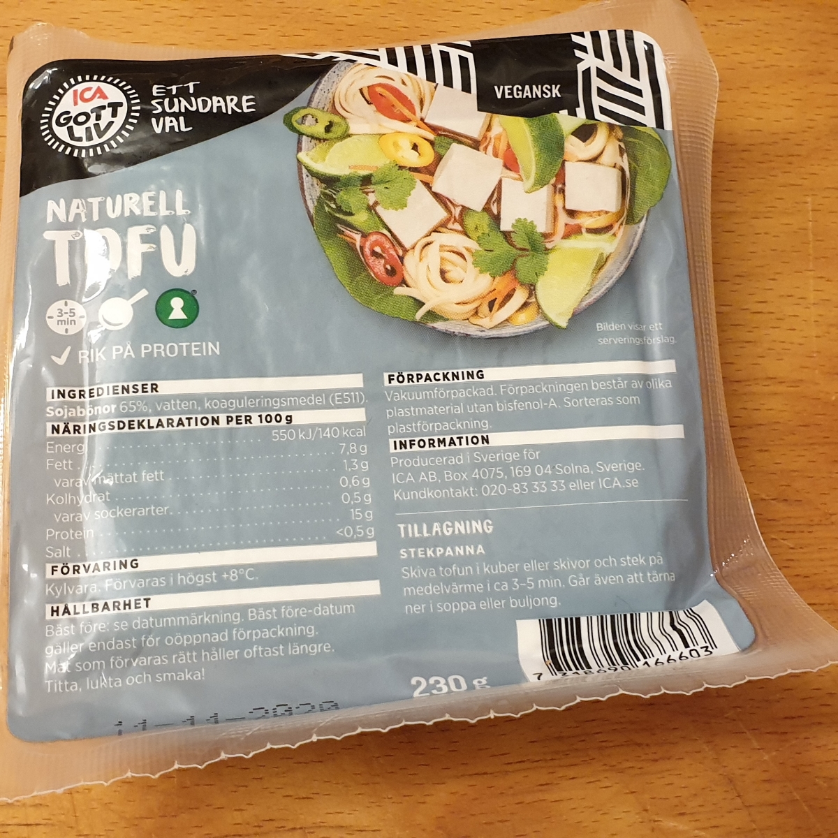 Naturell tofu from Inca - Vegan Product Reviews & Ratings | abillion