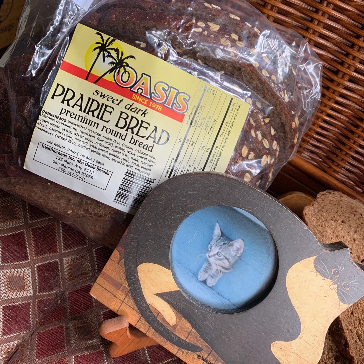 sweet dark prairie bread from oasis breads - Vegan Product Reviews ...