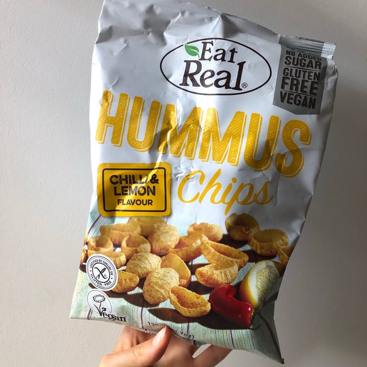 Eat Real Chilli and Lemon Hummus Chips Review | abillion