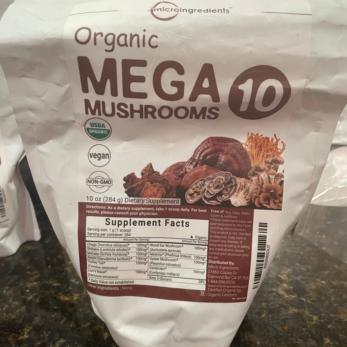 Mega 10 Mushroom from microingredients - Vegan Product Reviews ...