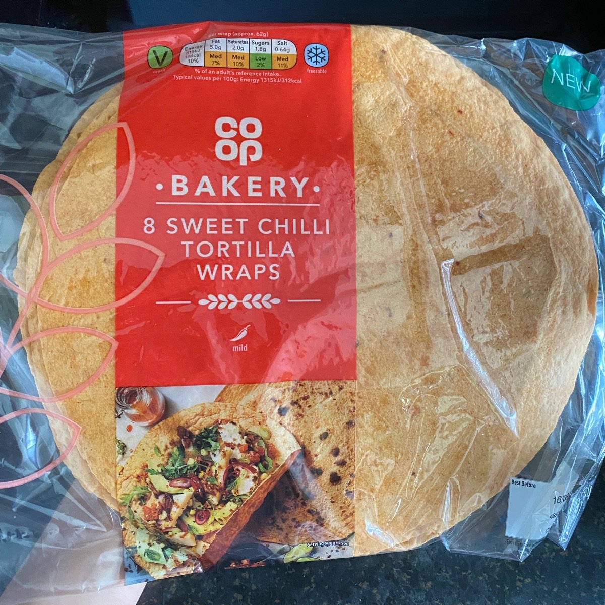 Sweet chilli wraps from Coop - Vegan Product Reviews & Ratings | abillion