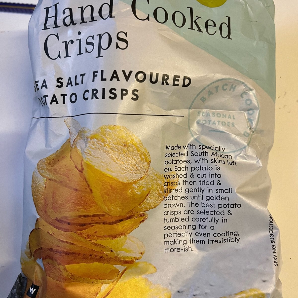 Hand cooked crisps Sea Salt from Woolworths Food - Vegan Product ...