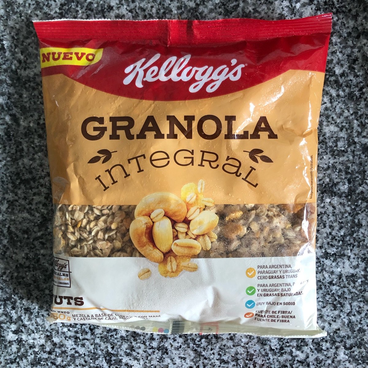 Granola integral from Kellogg's - Vegan Product Reviews & Ratings ...