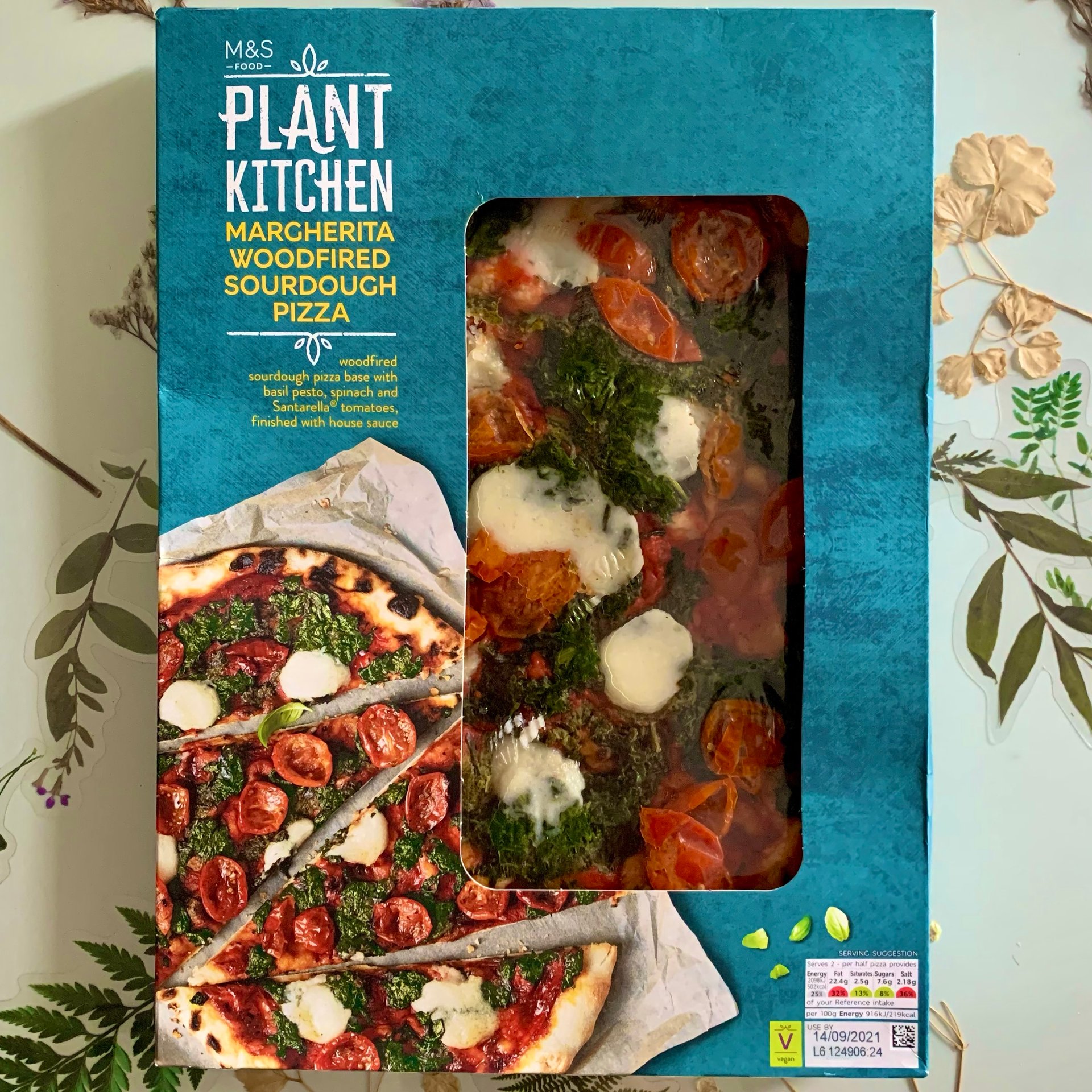 Margherita Woodfired Sourdough Pizza from Plant Kitchen (M&S) - Vegan ...