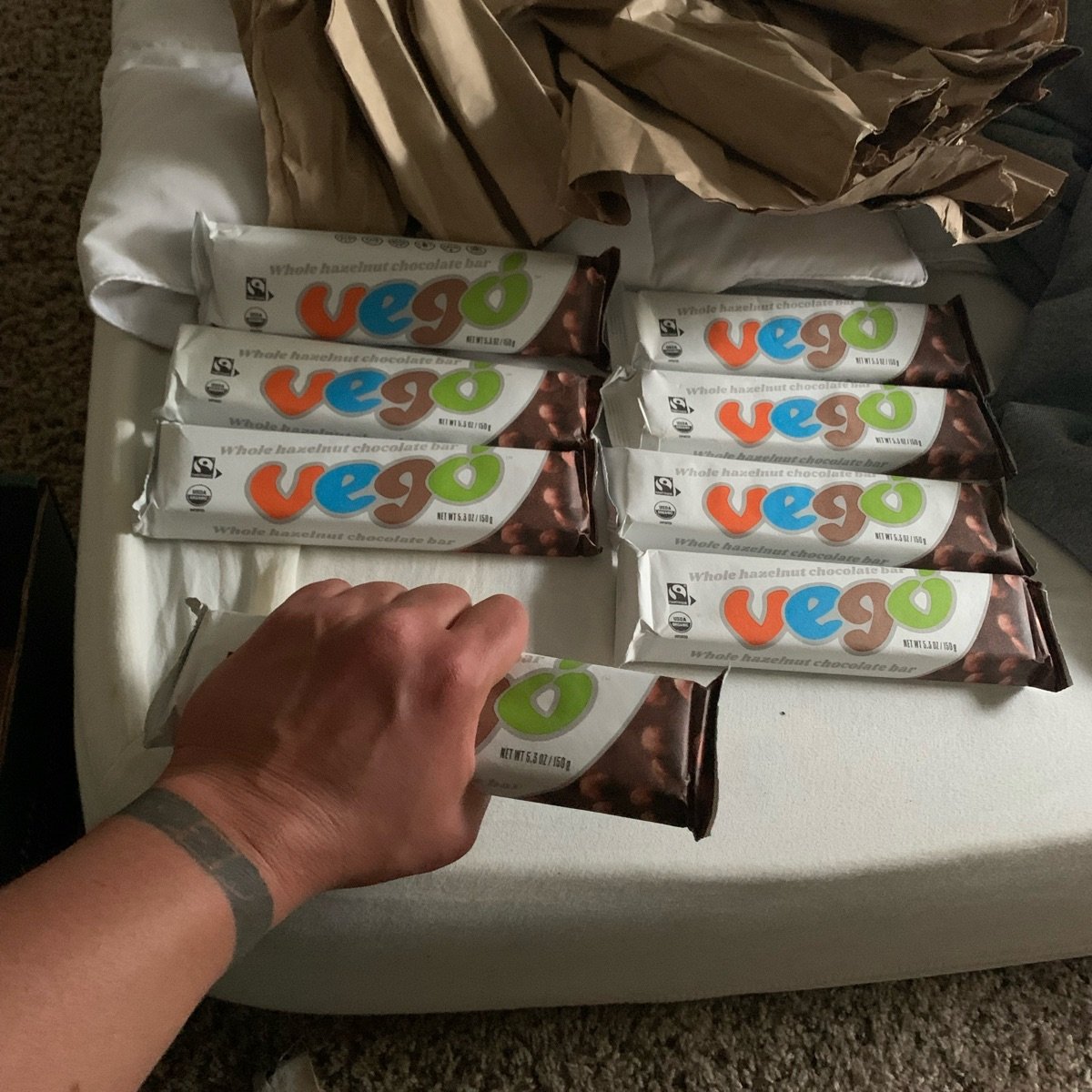 Vego Whole Hazelnut Chocolate Bar from Vego - Vegan Product Reviews ...