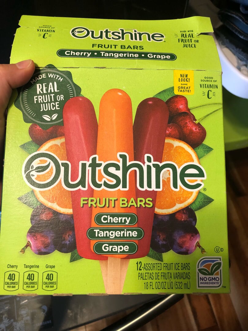 Fruit Bars Variety Pack (Cherry, Tangerine, Grape) from Outshine ...