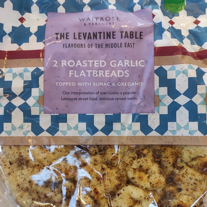 Waitrose Roasted Garlic Flatbreads Review | abillion