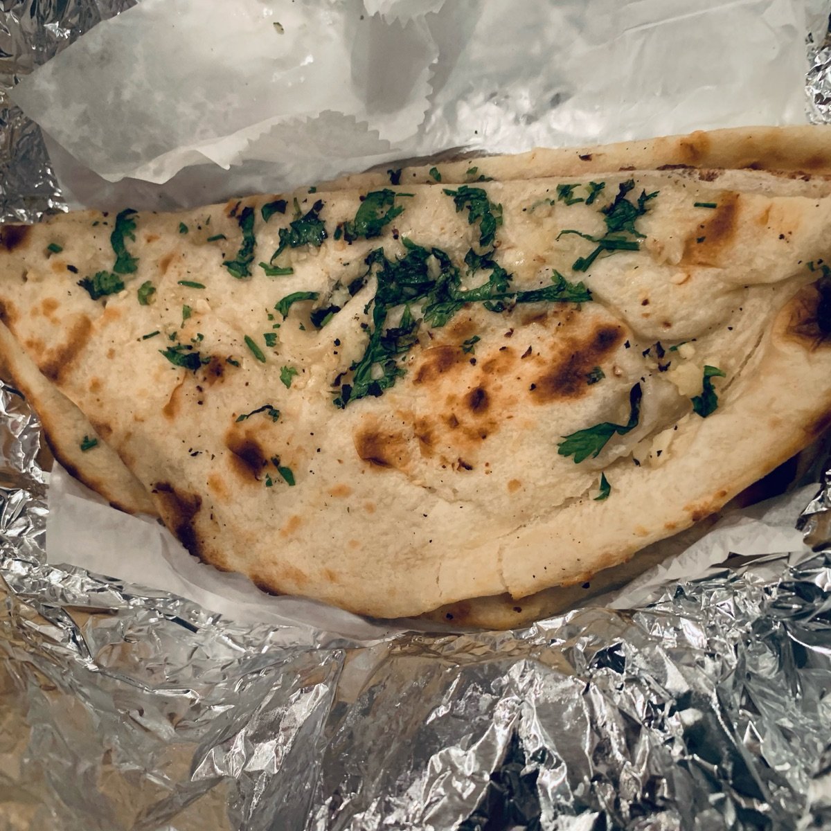 Onion Naan at The Amrit India, Bloomington - Vegan Dish Reviews ...