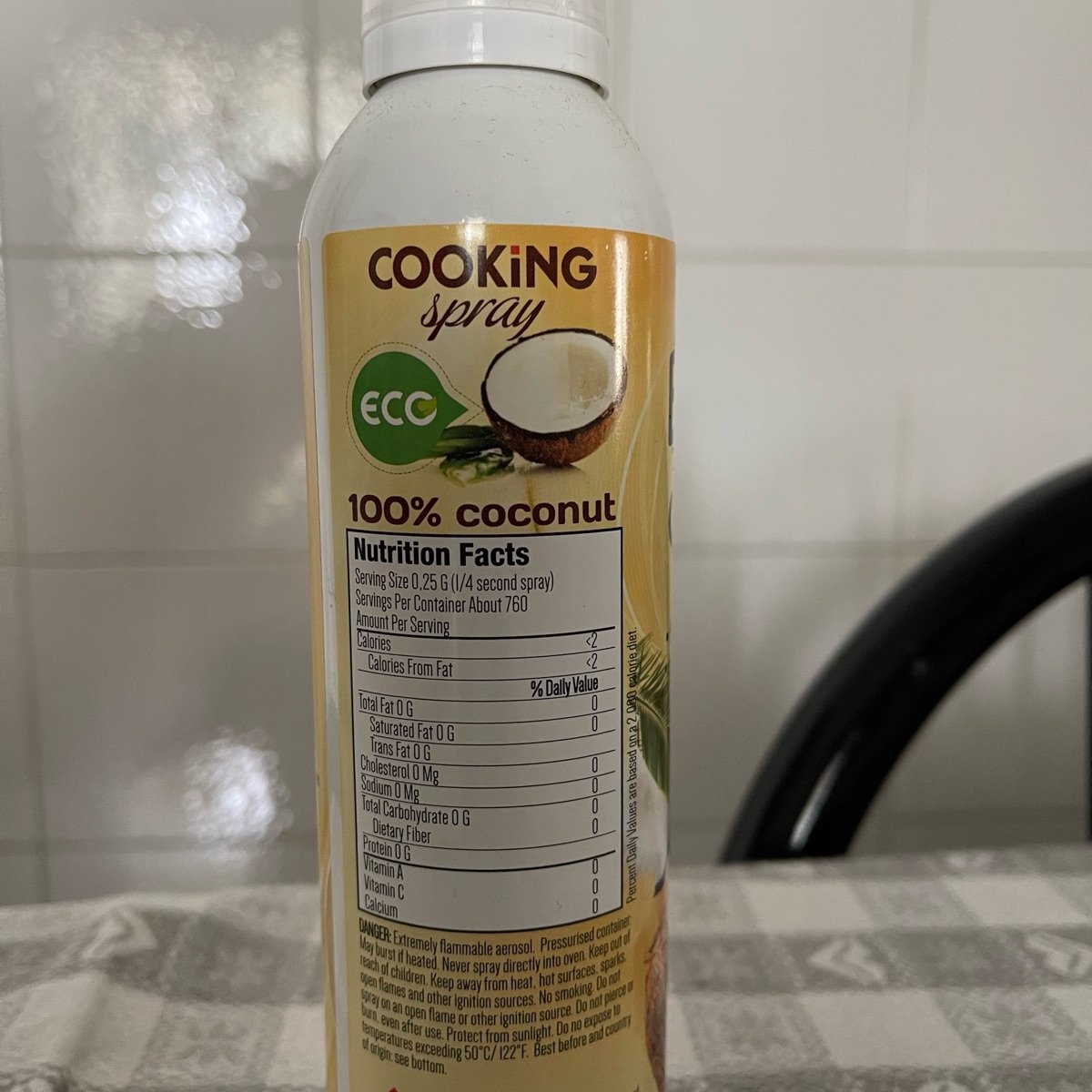 Cooking Spray Coconut from best joy - Vegan Product Reviews & Ratings ...